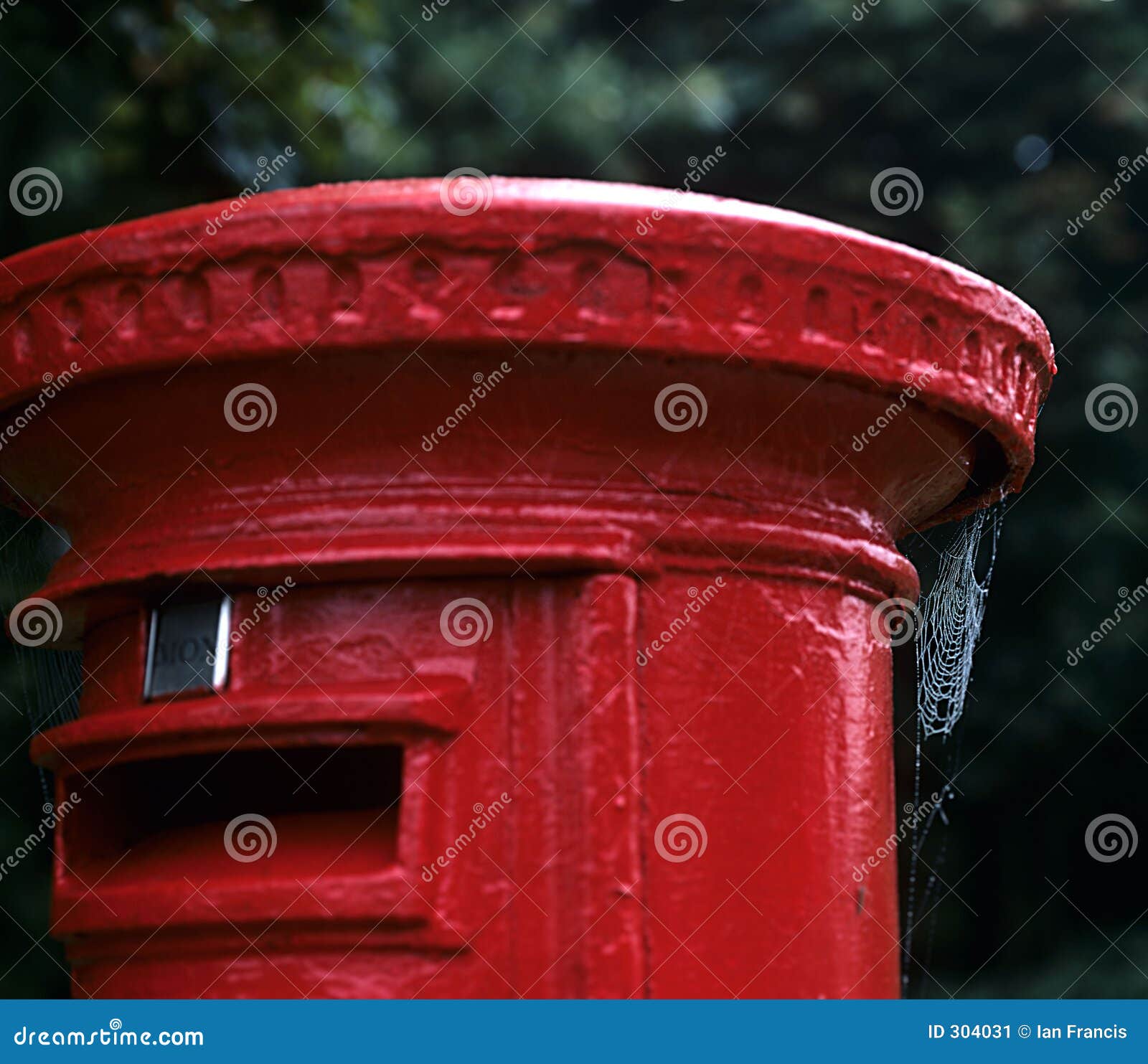 Rectángulo Rojo Inglés Del Poste. Imagen de archivo - Imagen de correo ...