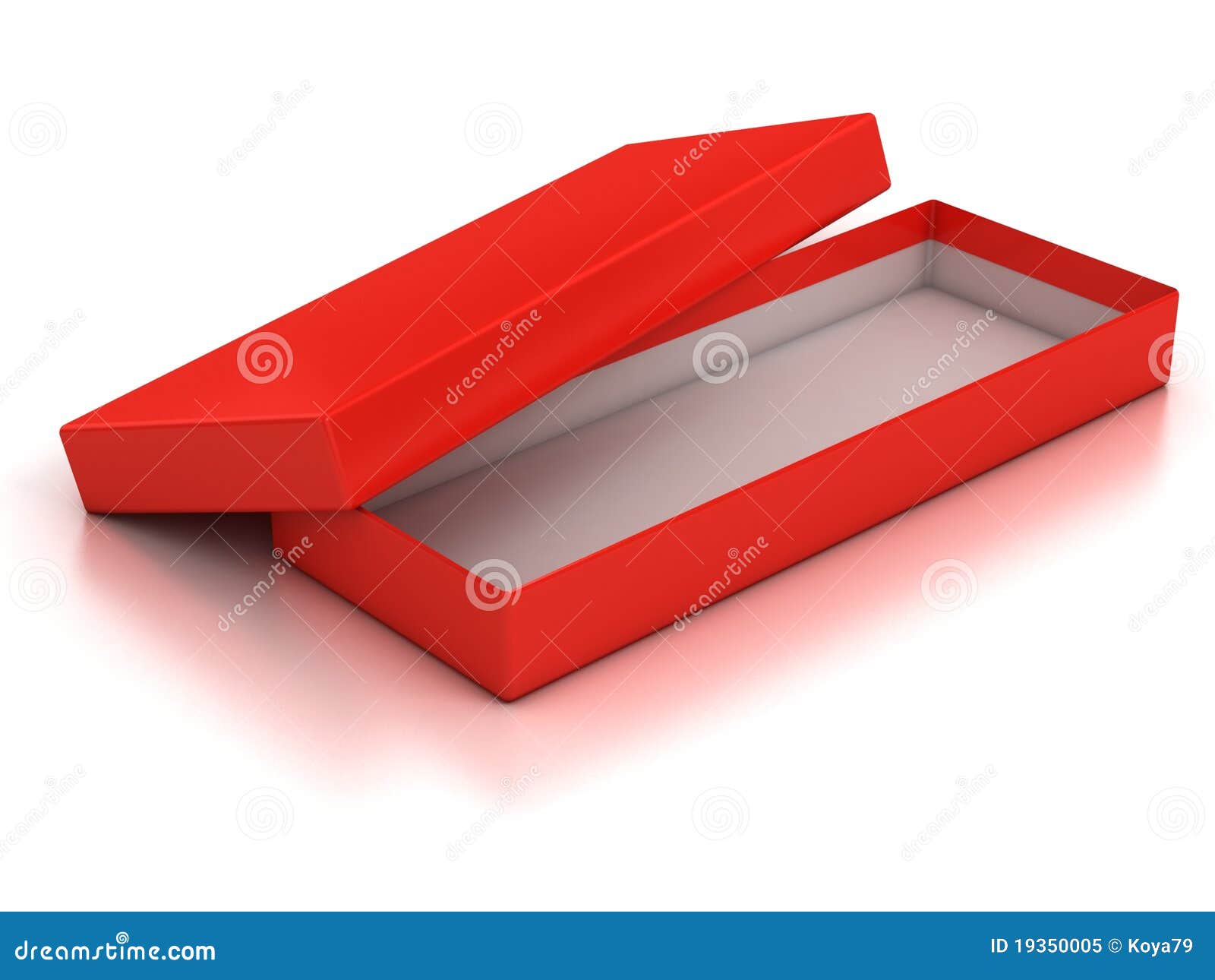 Rectángulo Vacío Abierto Del Rojo Stock de ilustración - Ilustración de ...