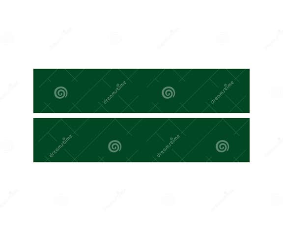 Rectangle Geometric Shape Green Symbol Element Vector Stock Vector ...