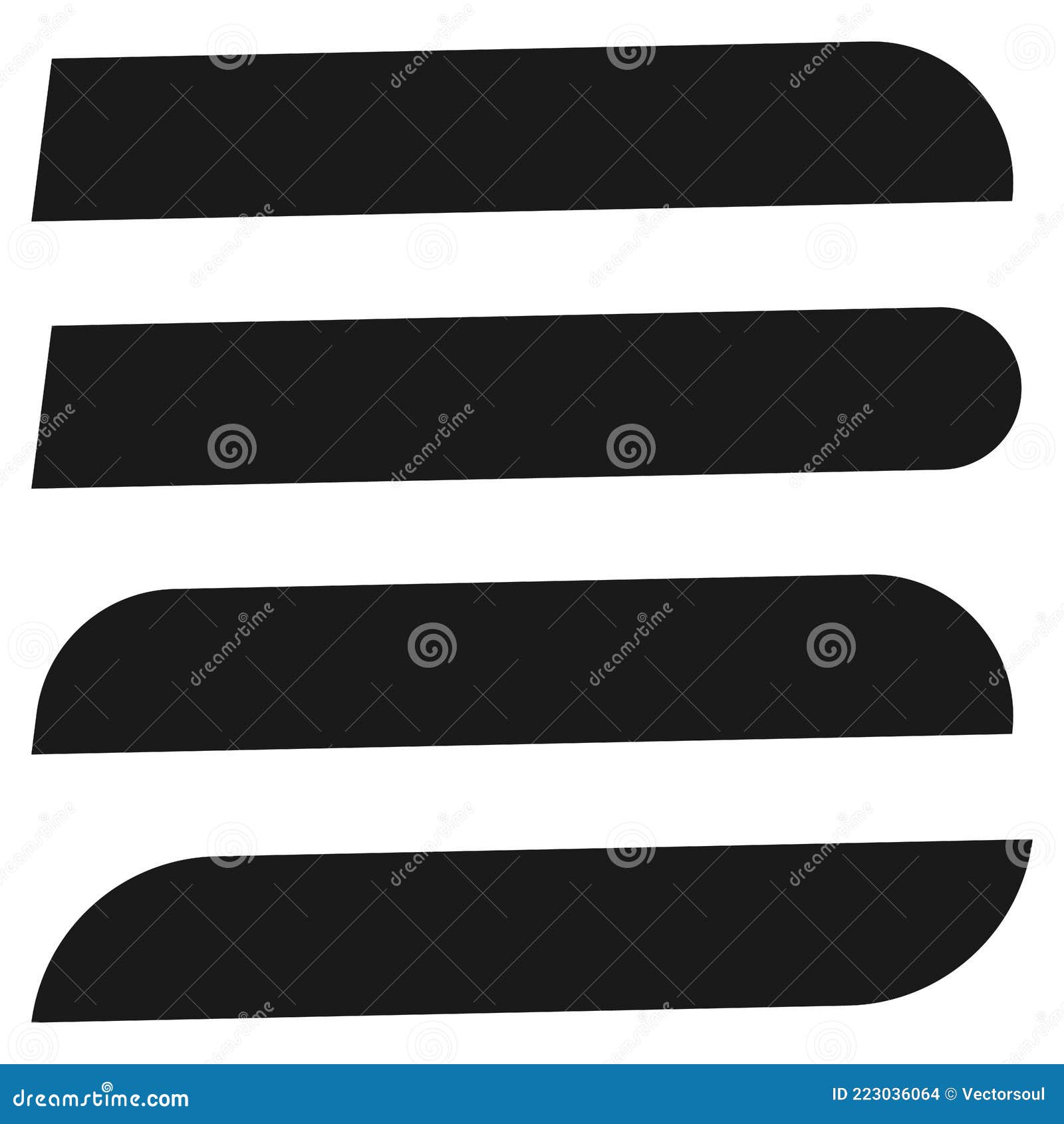 Rectangle Banner, Plaque, Button, Tag and Label Shape with Empty, Blank ...