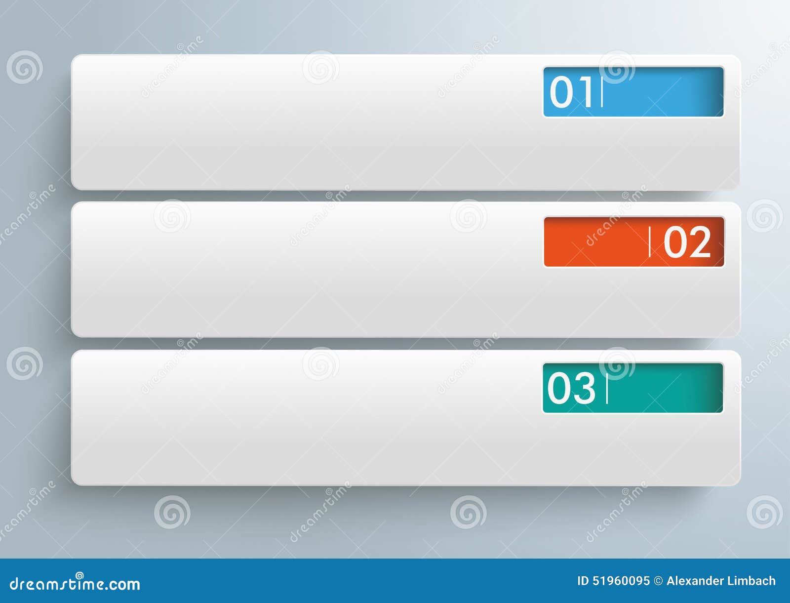 3 Rectangle Banners Infographic Stock Vector - Illustration of creative ...