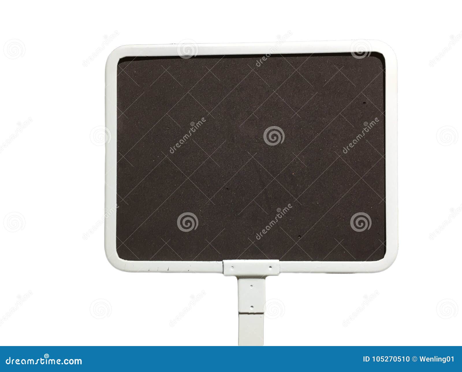 A Rectangle Blackboard on White Stock Photo - Image of design, zest ...