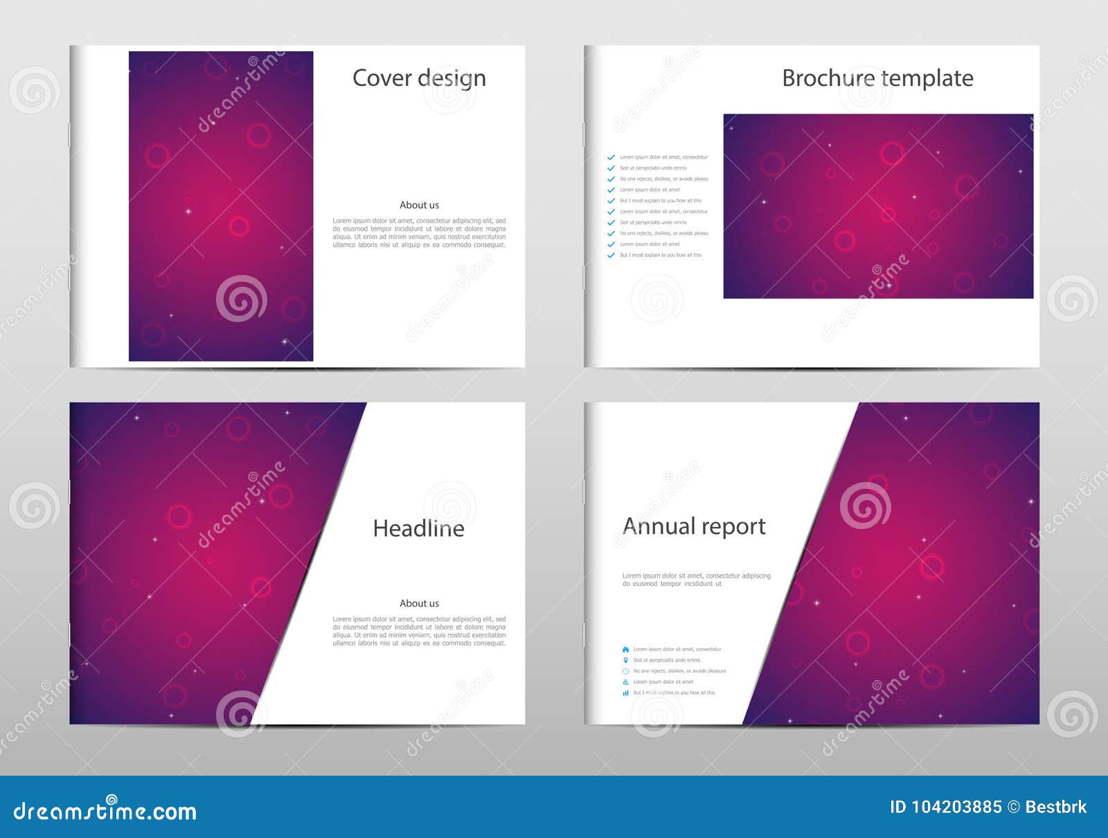 Rectangle Brochure Template Layout, Cover, Annual Report, Magazine in ...