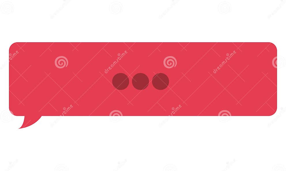 Rectangle chat bubble stock illustration. Illustration of chat - 73303211