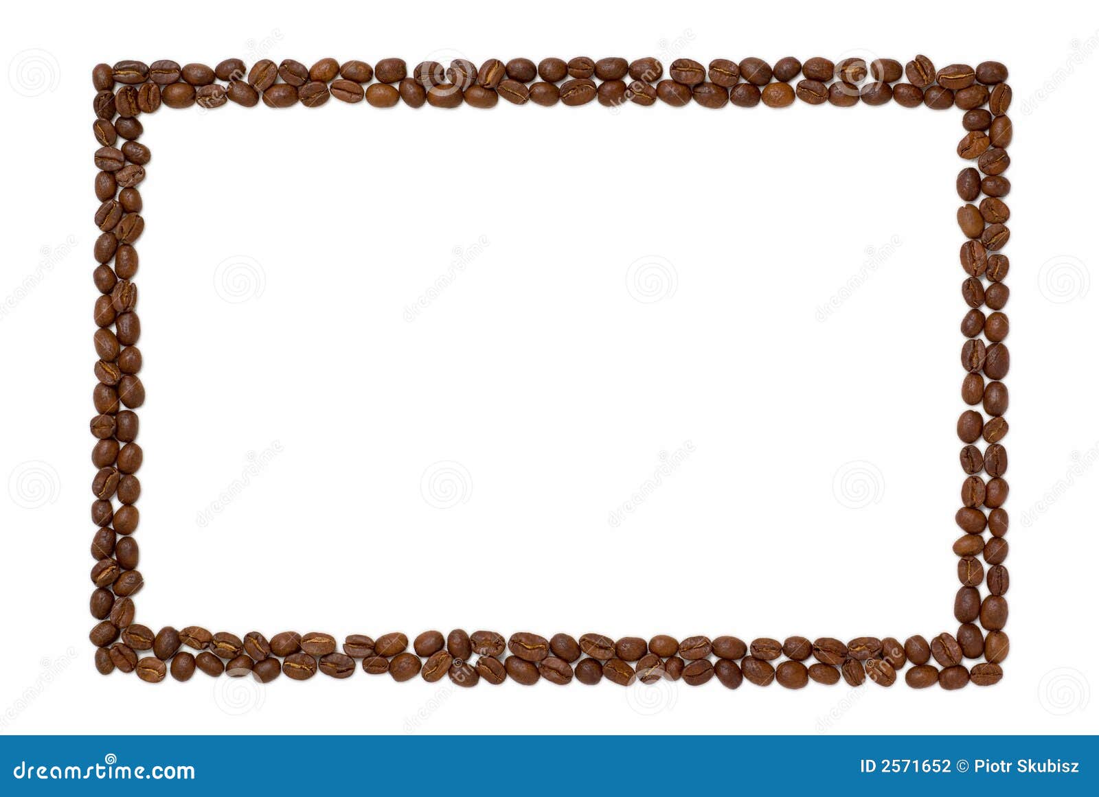 Rectangle coffee frame. stock photo. Image of bound, rows - 2571652
