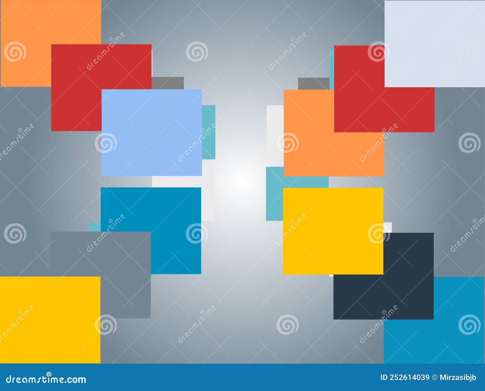 Rectangle Colorful Background Stock Vector - Illustration of grey ...