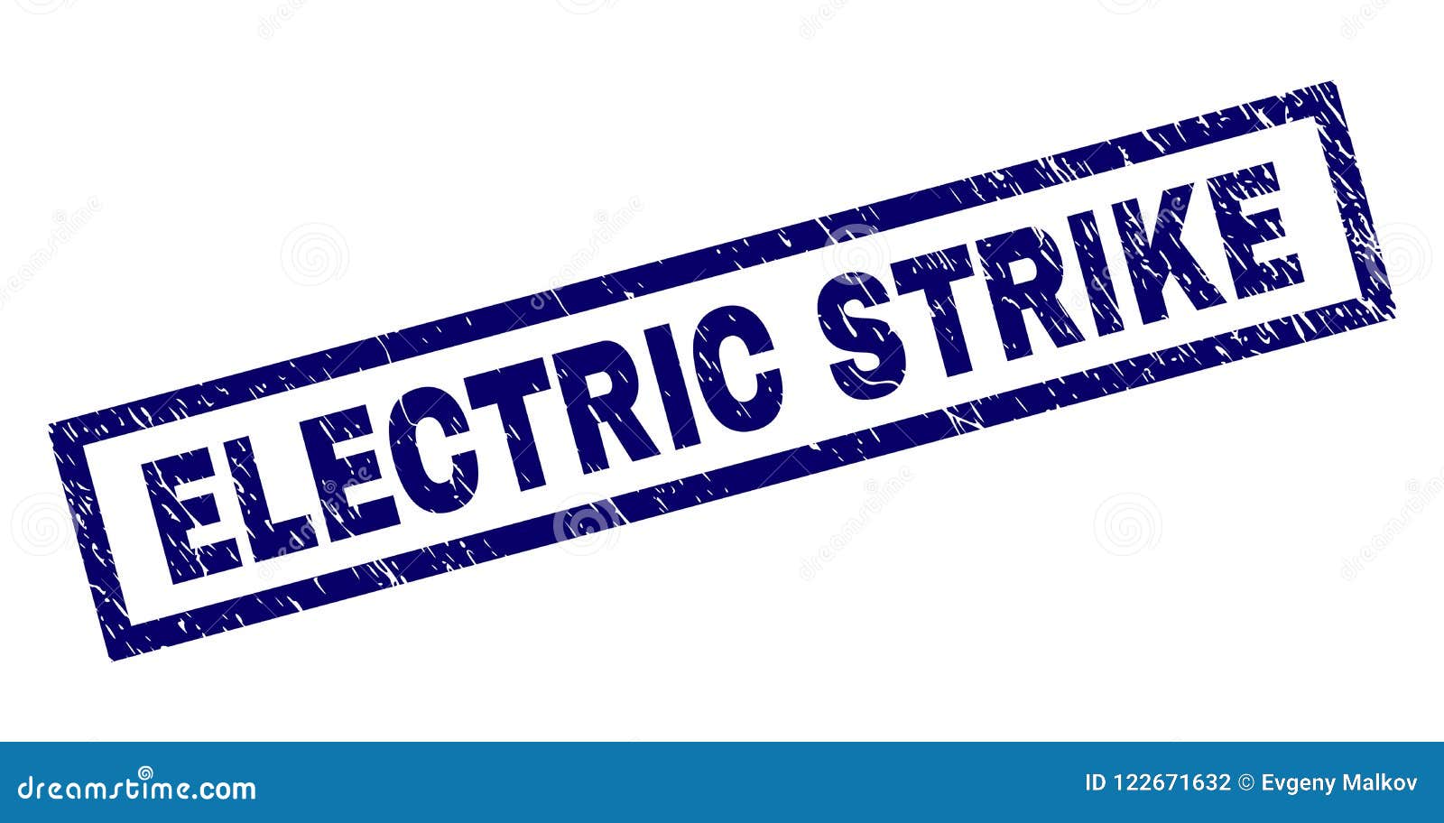 Rectangle Grunge ELECTRIC STRIKE Stamp Stock Vector - Illustration of ...