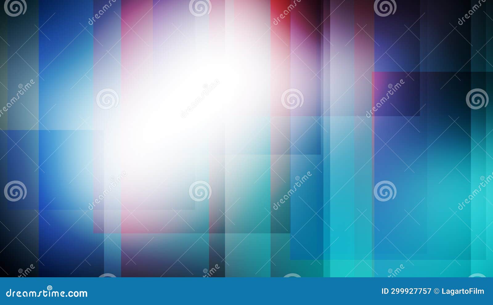 Rectangle Formation and Interconnected Rectangles Futuristic Concept of ...