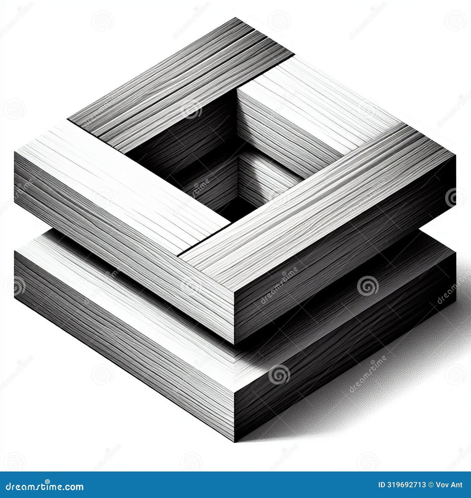 Rectangle a Four Sided Shape with Opposite Sides Parallel an Stock ...
