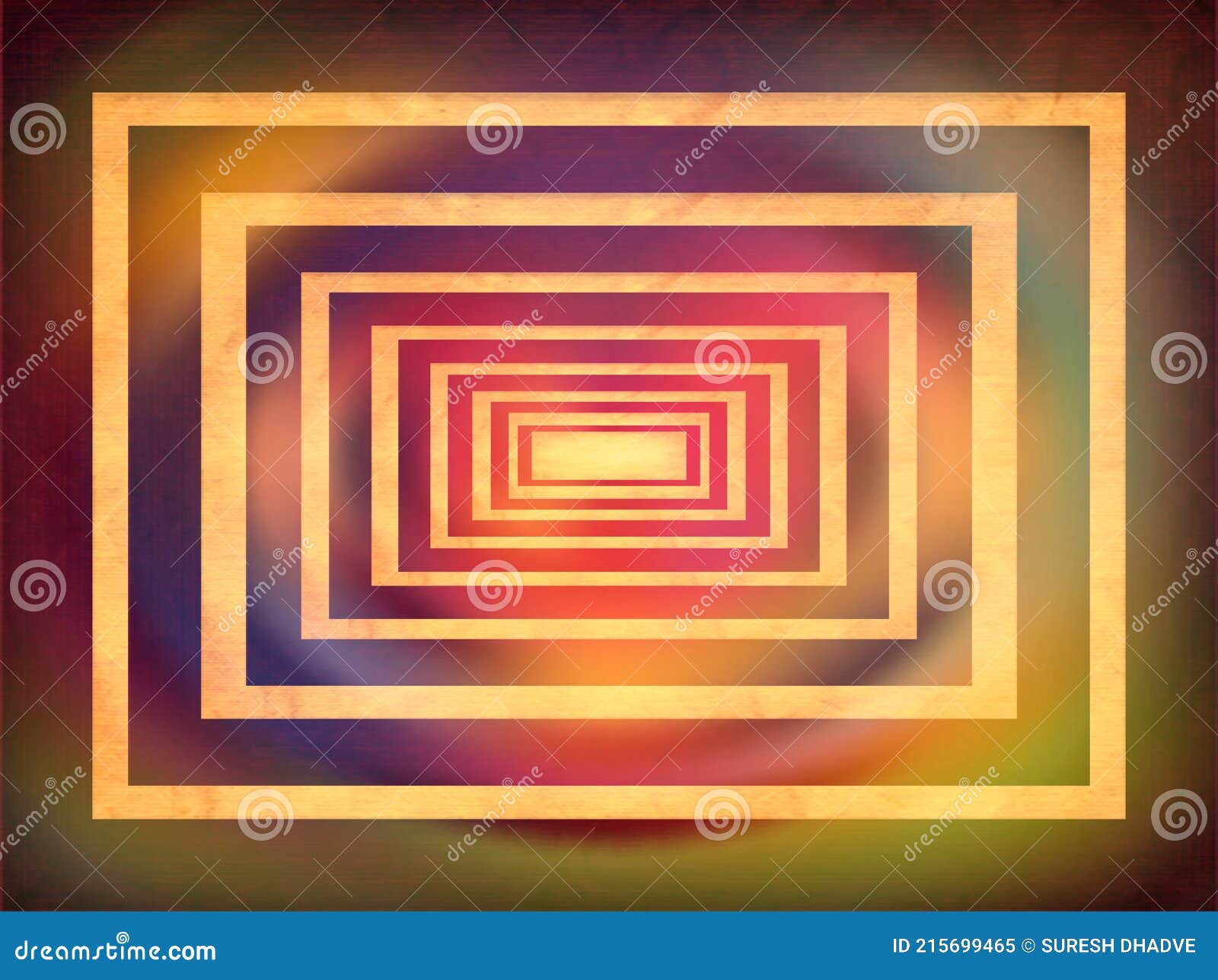 Rectangle Frame Inside the Frame Illustration Lights Stock Illustration ...