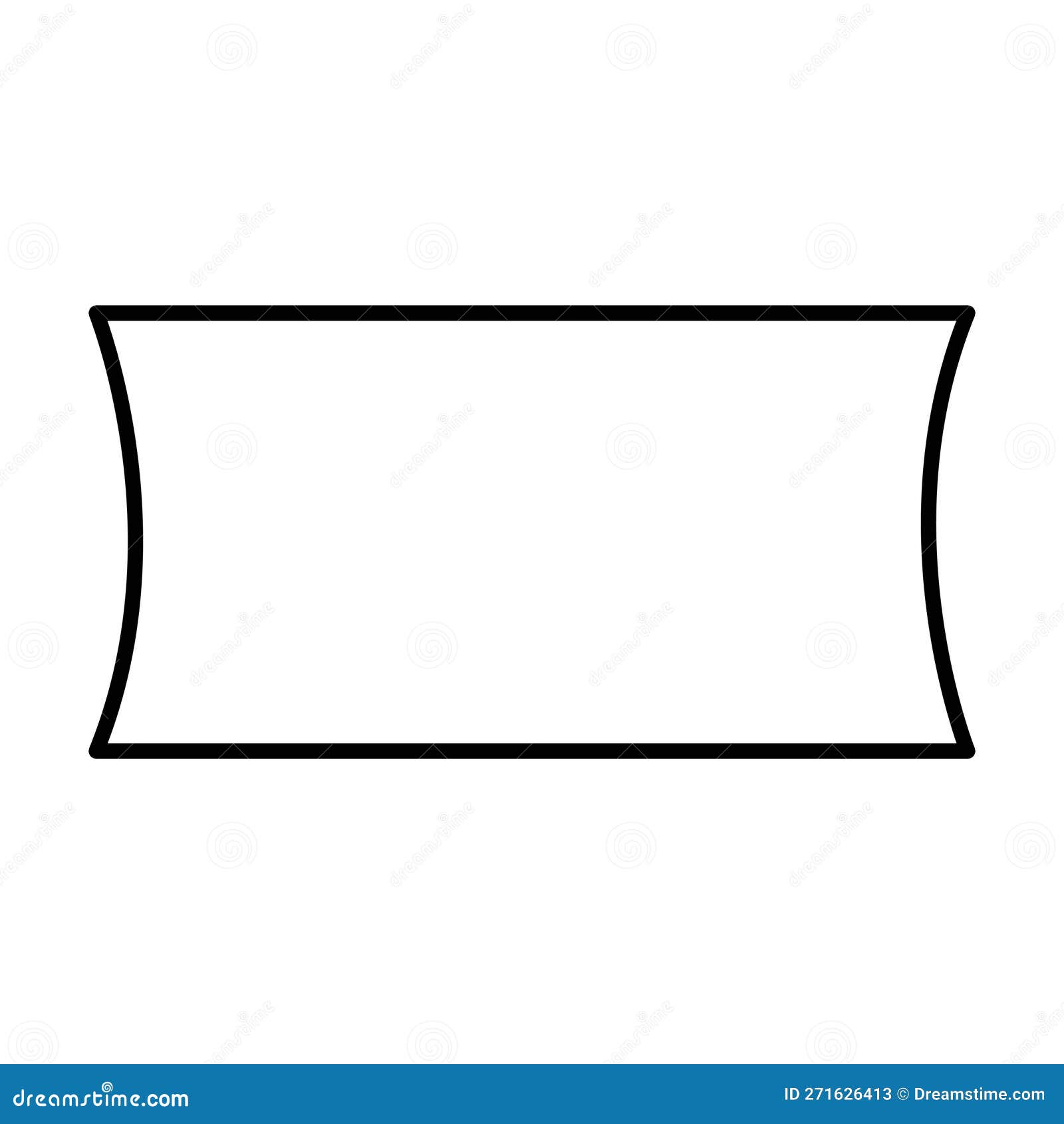 Rectangle Frame Shape Icon, Decorative Vintage Border Doodle Element ...