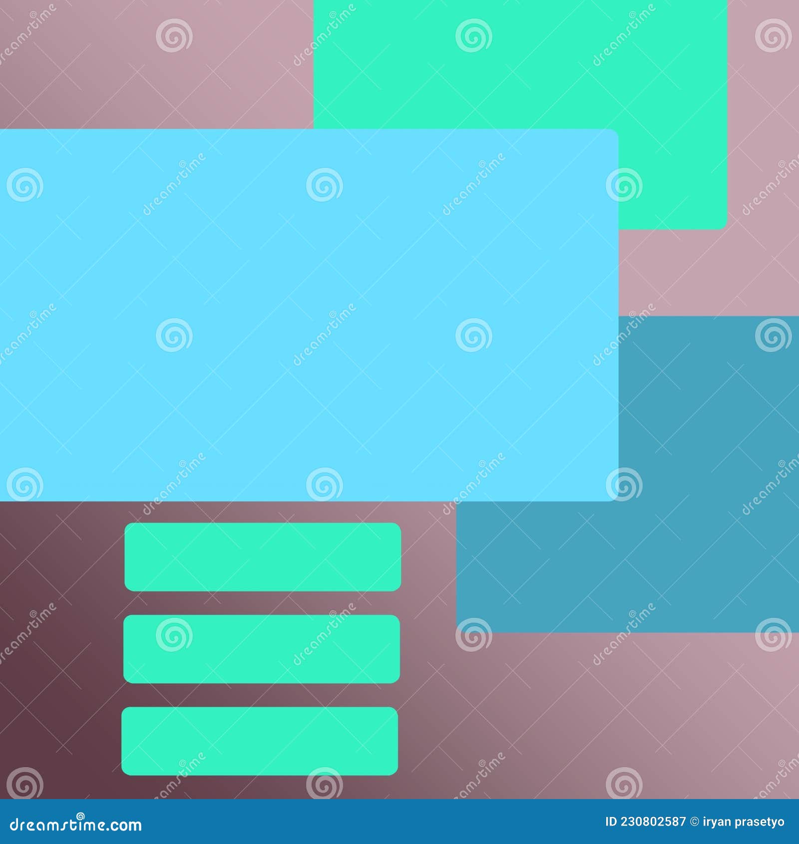 Rectangle Geometric Abstract Background for Presentation Template or ...