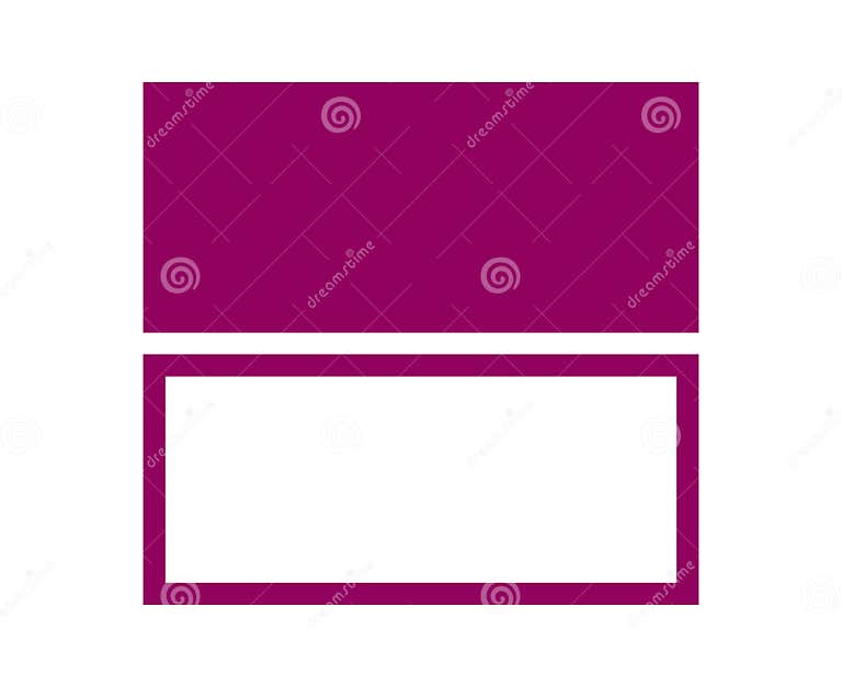 Rectangle Geometric Outline and Rectangle Shape Pink Stock Vector ...