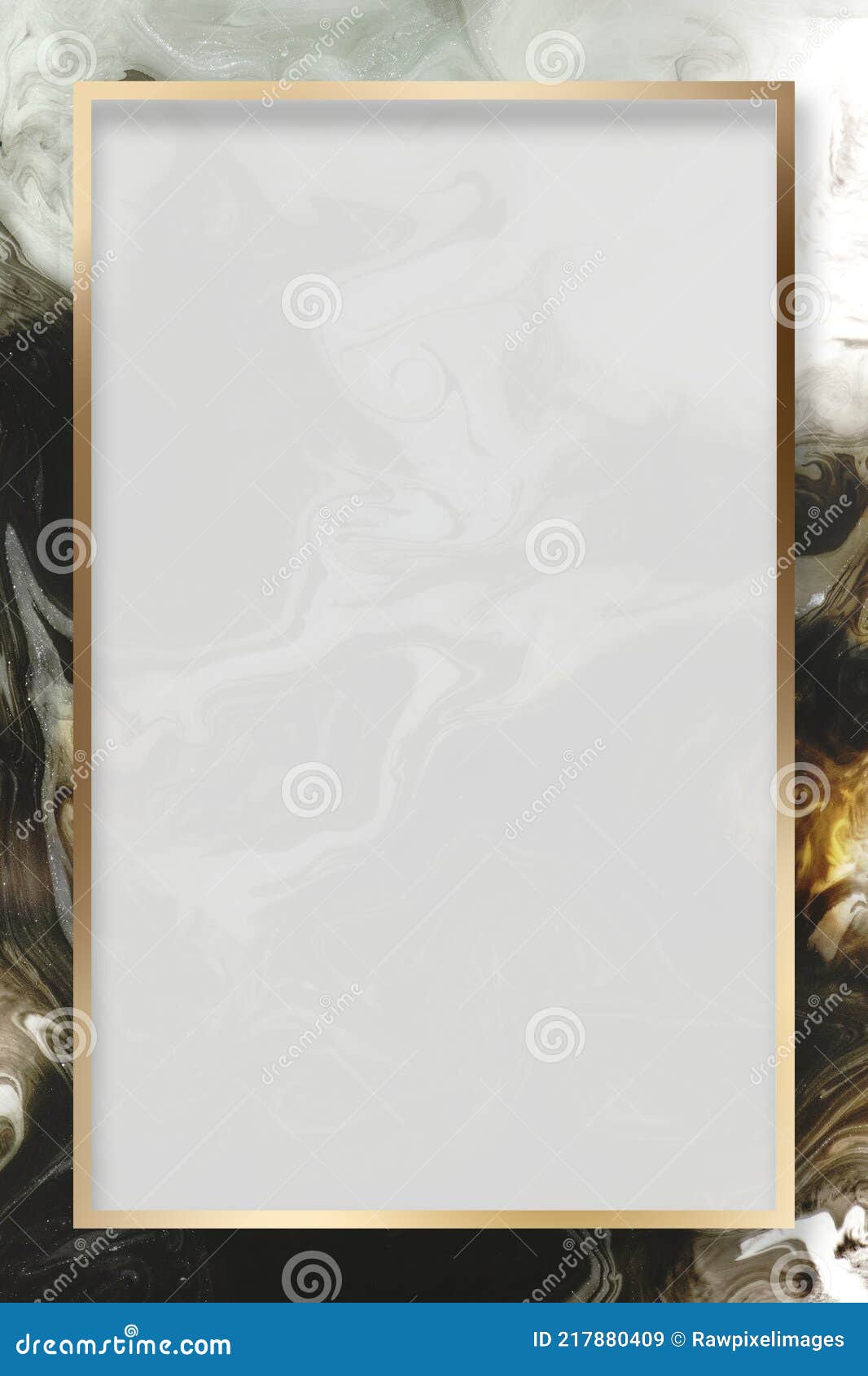 Rectangle Gold Frame on Black Abstract Background Stock Illustration ...
