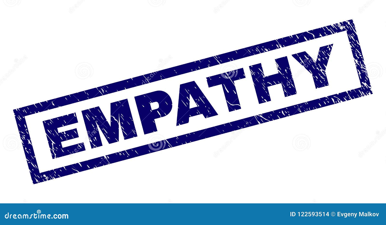 Rectangle Grunge EMPATHY Stamp Stock Vector - Illustration of seal ...