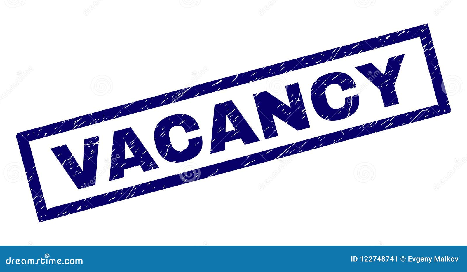 Rectangle Grunge VACANCY Stamp Stock Vector - Illustration of imprint ...