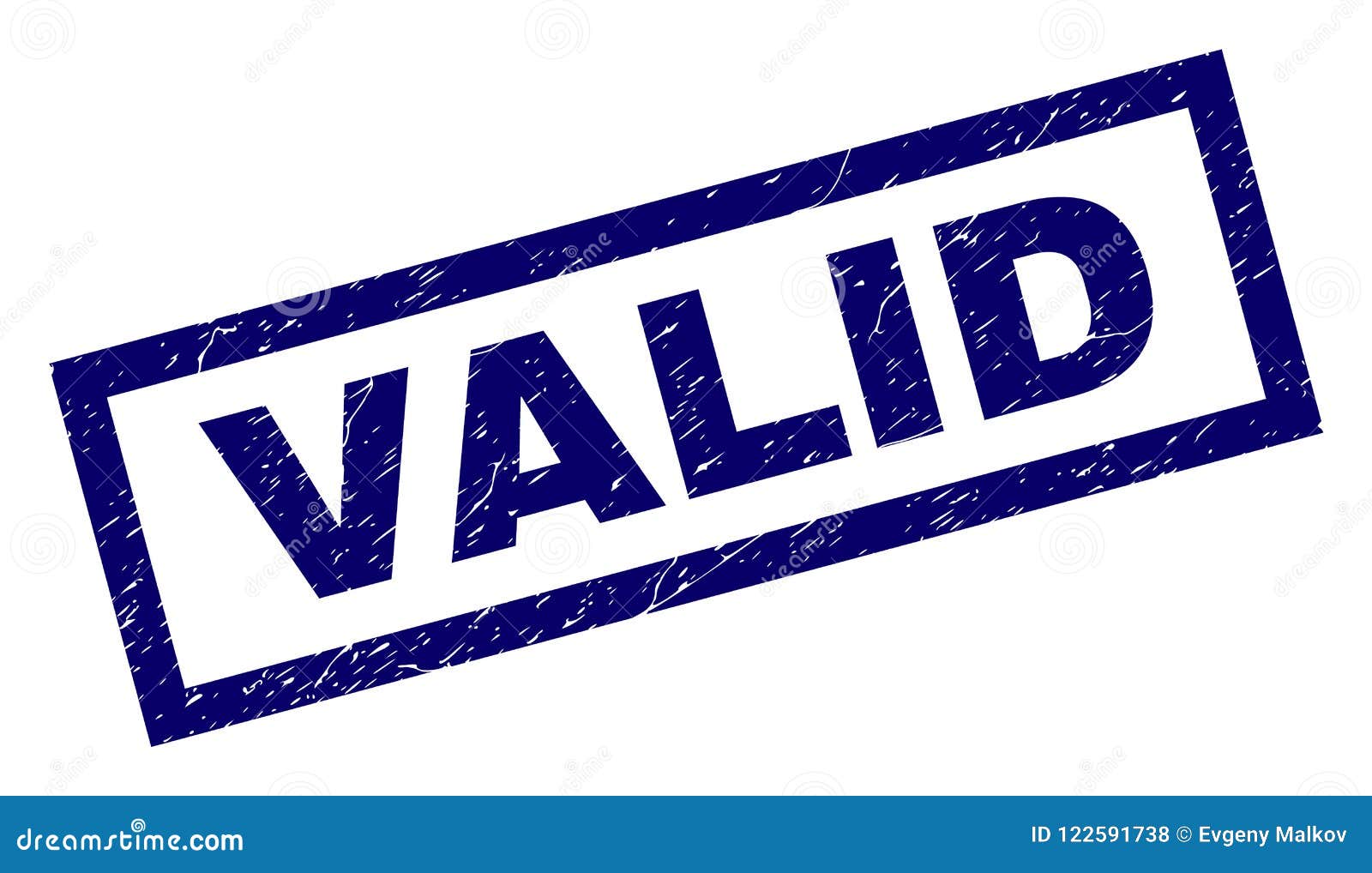 Rectangle Grunge VALID Stamp Stock Vector - Illustration of dirty ...
