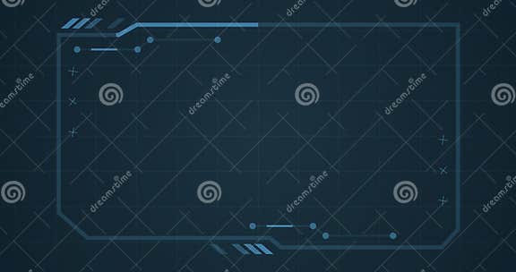 Rectangle Hud Interface Dynamic Moving Shapes. Stream Starting Bg Stock ...