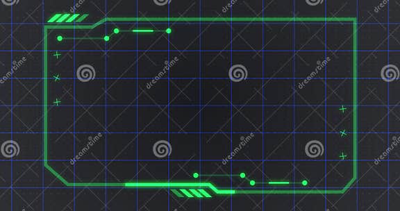 Rectangle Hud Interface Dynamic Moving Shapes. Stream Starting Bg Stock Image - Image of motion ...