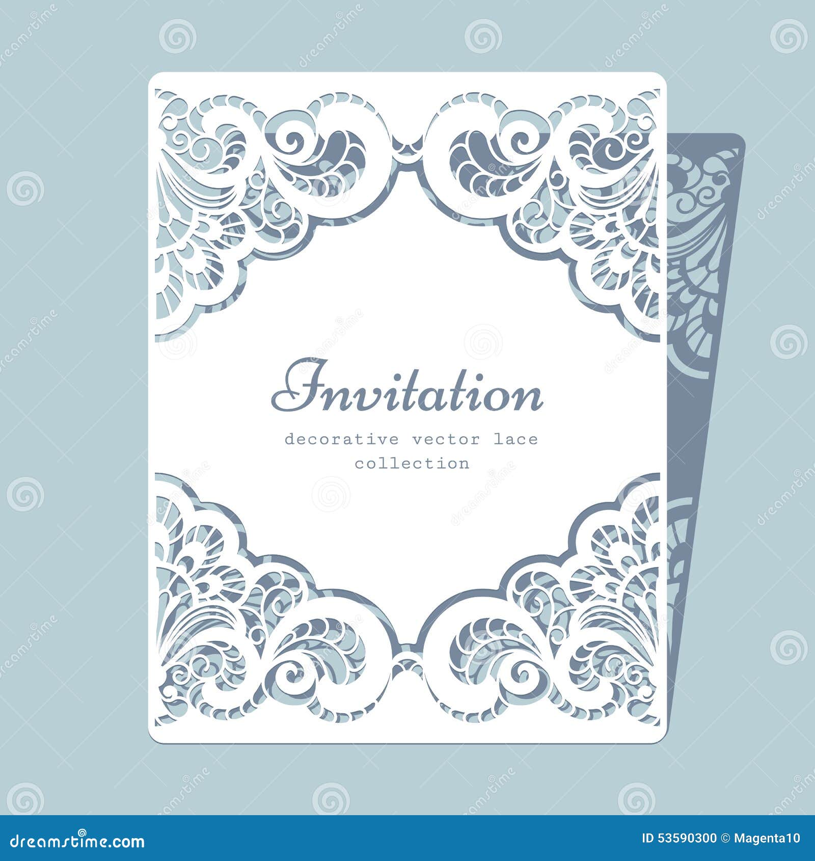 Rectangle lace frame stock vector. Illustration of lacy - 53590300