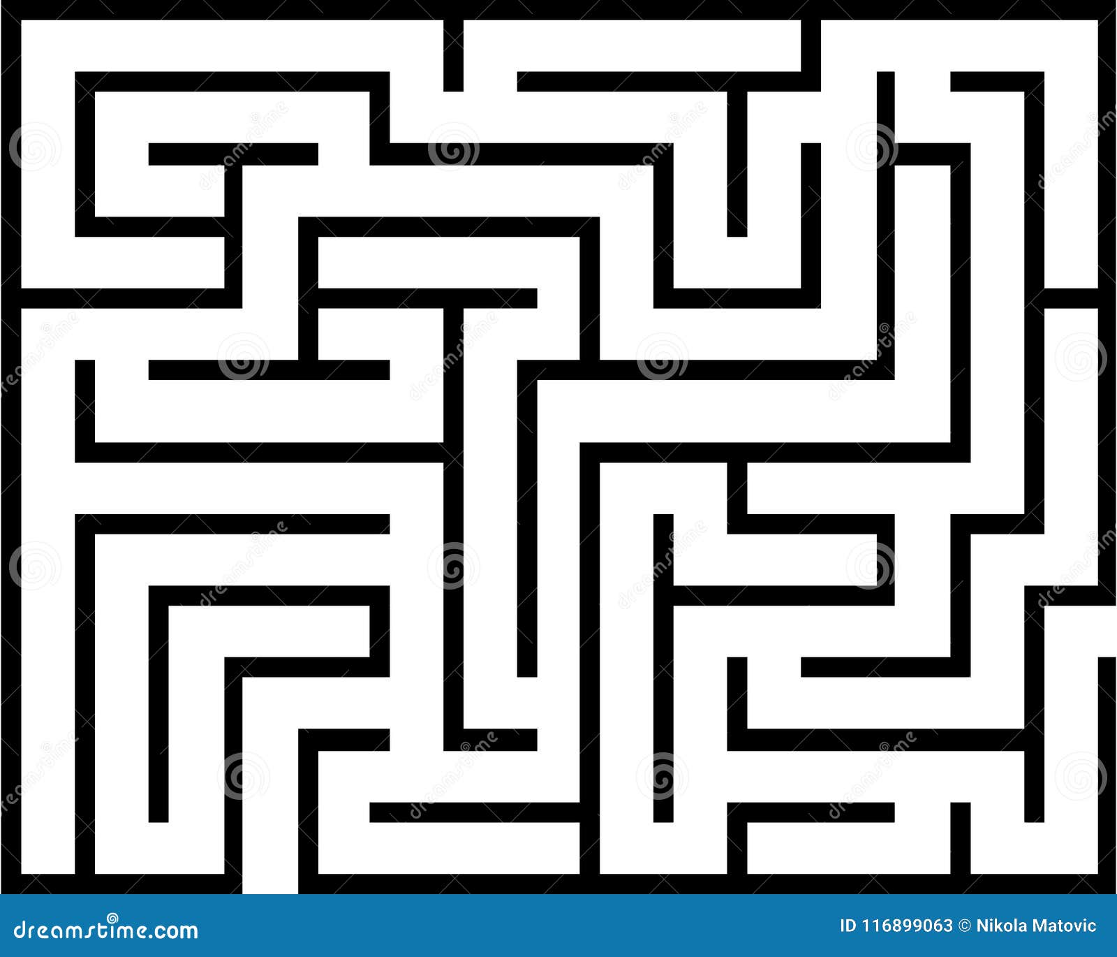 Simple Maze Rectangle Stock Illustrations – 424 Simple Maze Rectangle ...