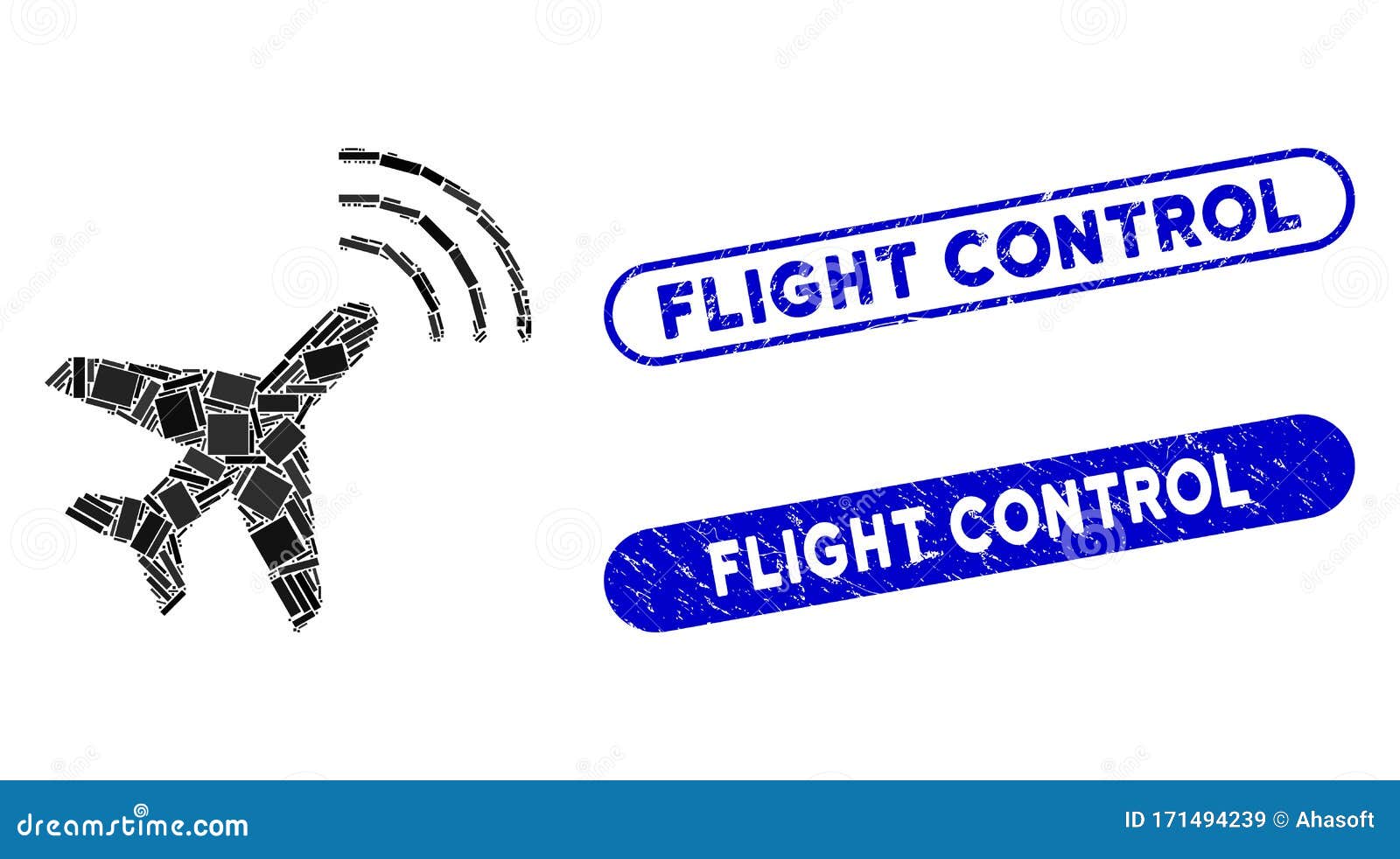 Rectangle Mosaic Radio Monitoring Airplane with Grunge Flight Control ... Rectangle Mosaic Radio Monitoring Airplane with Grunge Flight Control ...