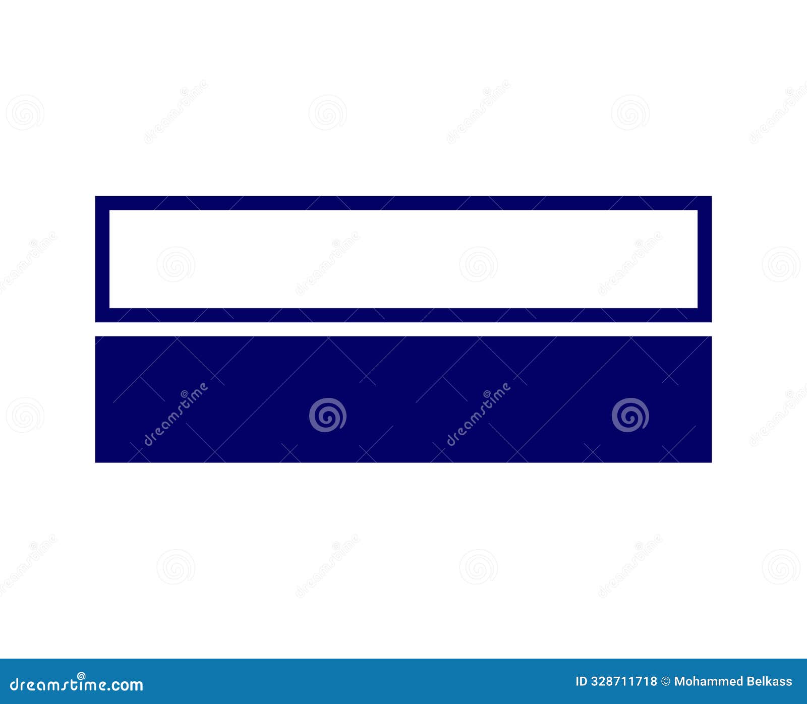 Rectangle Outline and Shape Blue Symbol Element Vector Stock Vector ...