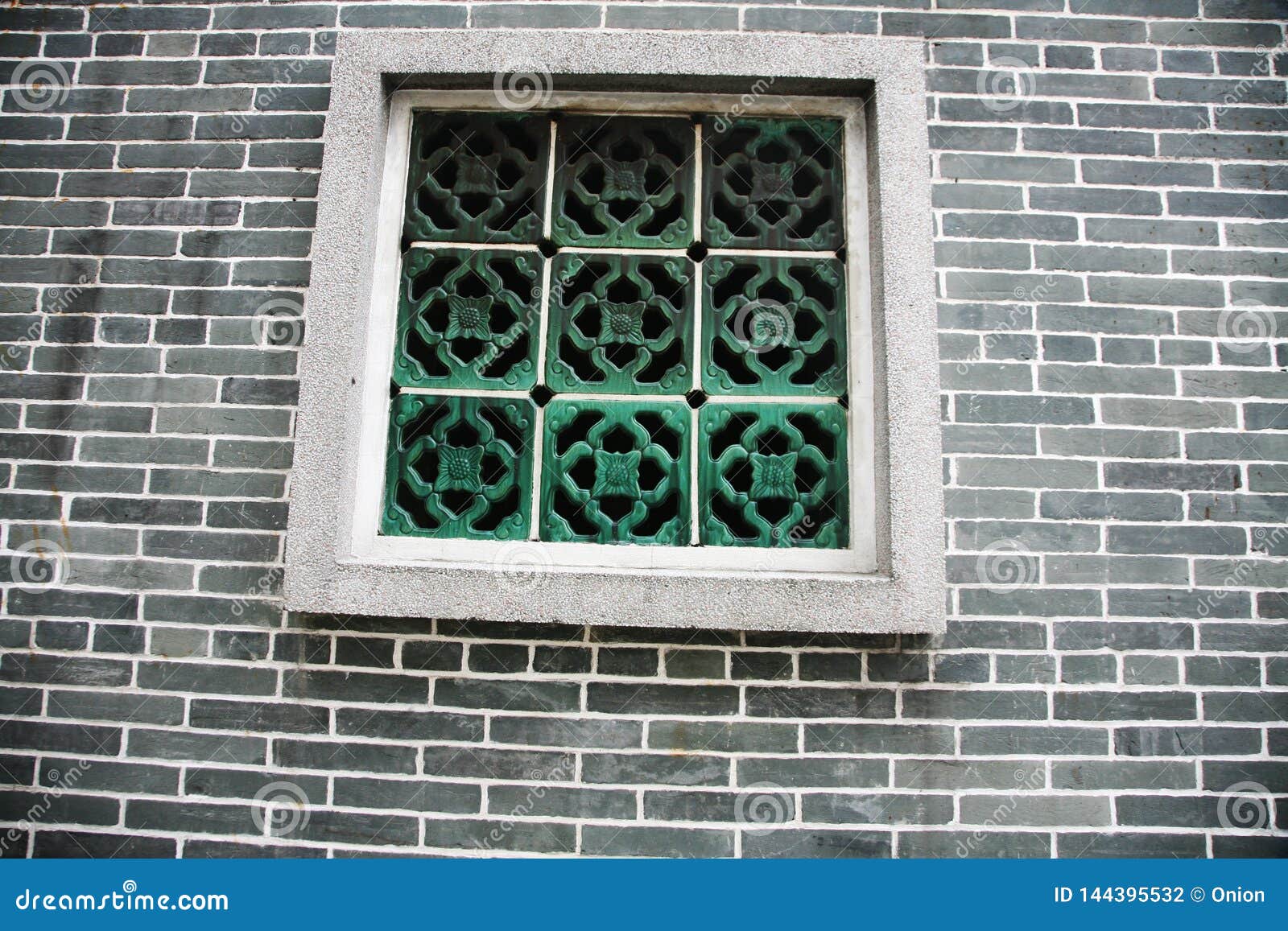 Rectangle Recessed Pattern Wall with an Unusual Shaped Bricks Stock ...