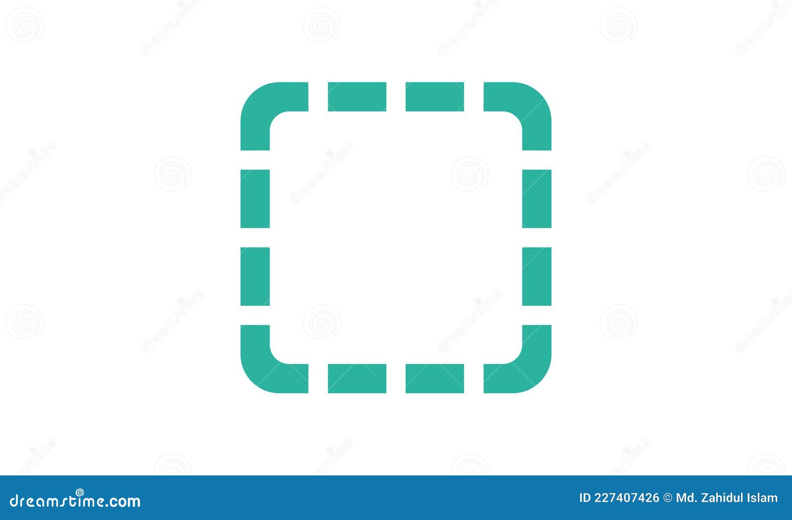 Rectangle, Rectangular Marquee Tool Icon Stock Vector - Illustration of ...