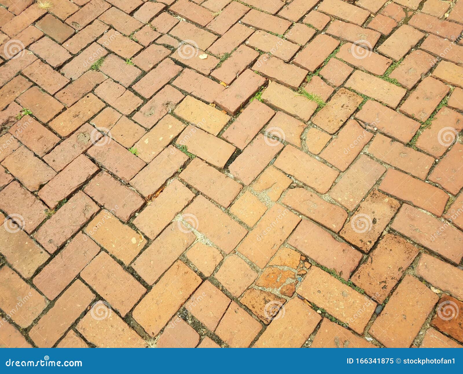 Rectangle Red Bricks or Masonry on Ground Stock Image - Image of shape ...