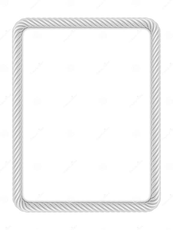 Rectangle rope frame stock illustration. Illustration of string - 25048060