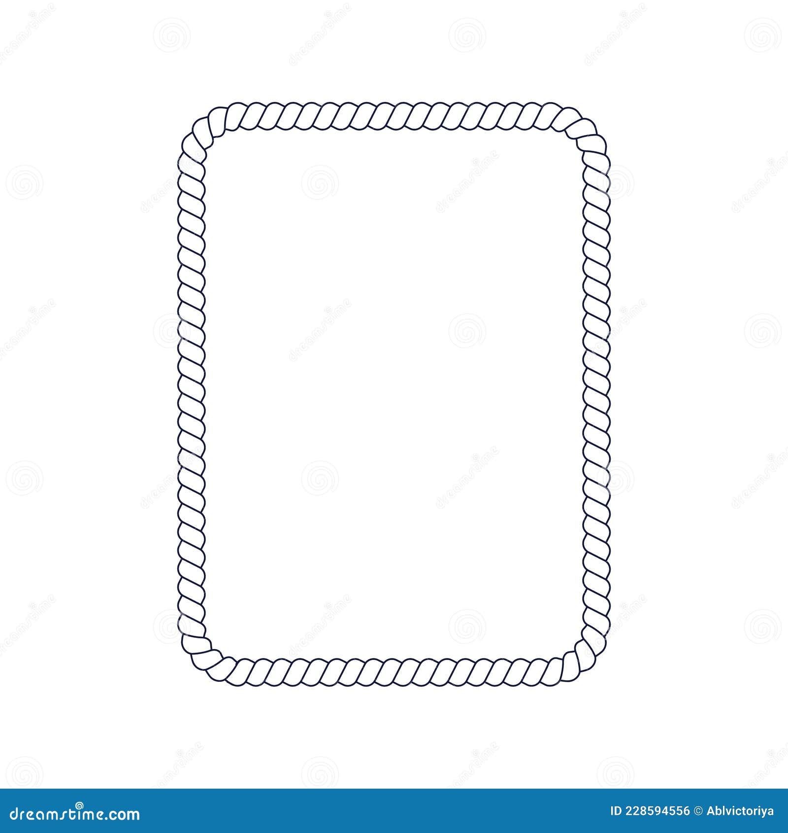 Rectangle Rope Border