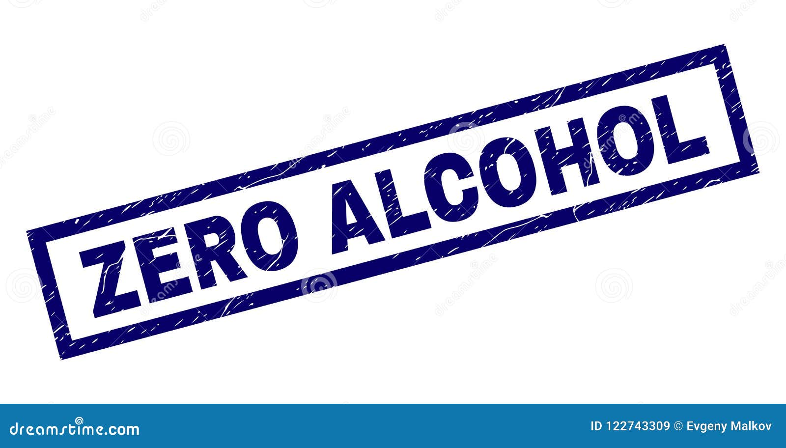 Rectangle Scratched ZERO ALCOHOL Stamp Stock Vector - Illustration of ...
