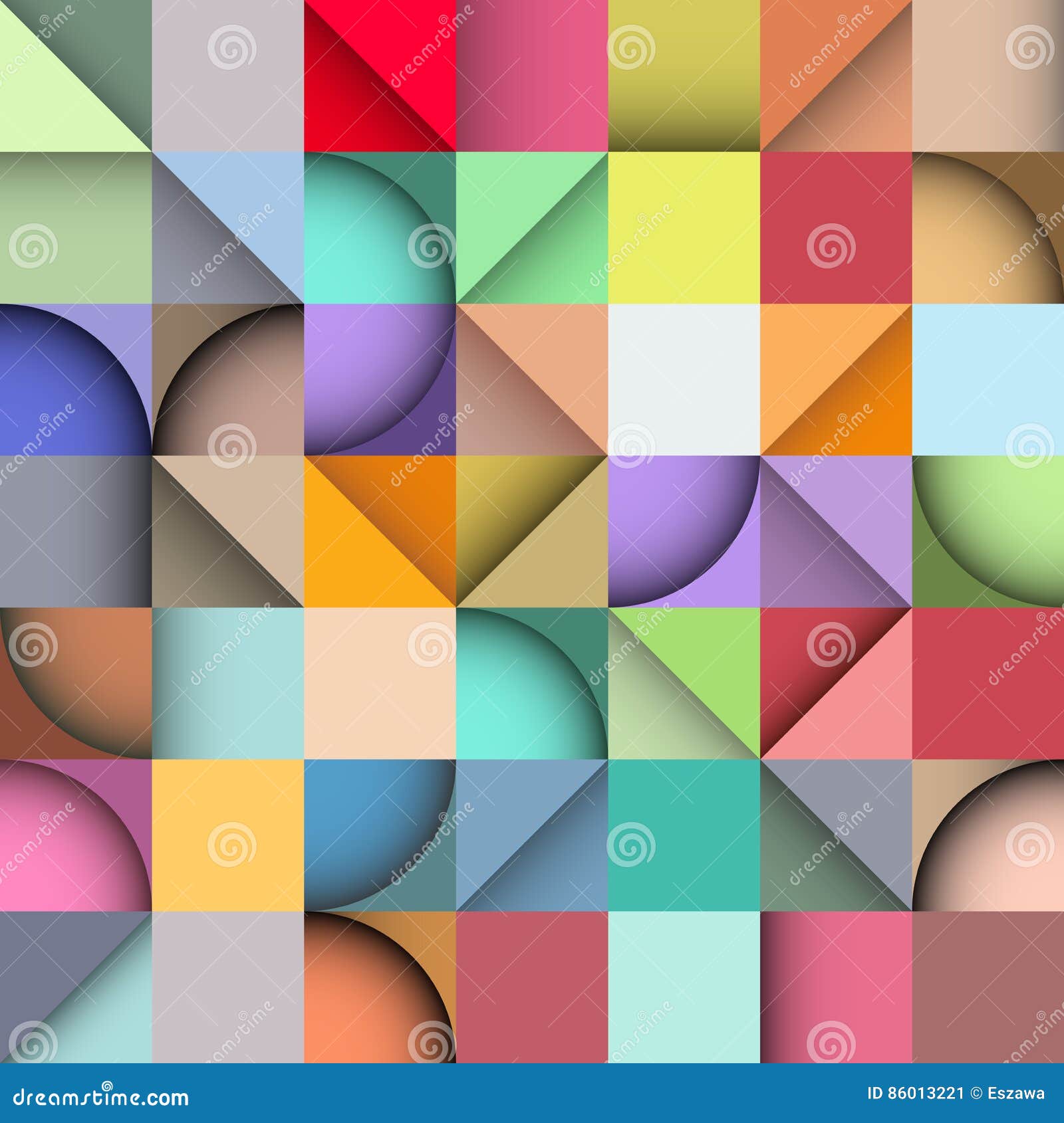 Rectangle Seamless Pattern, Vector Abstract Background Stock Vector ...