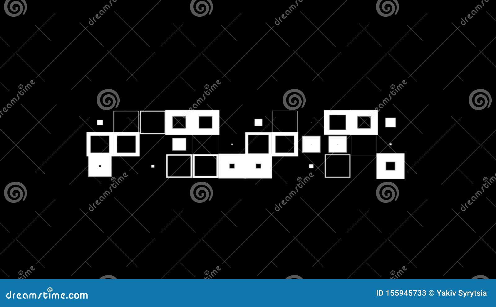 Rectangle Shape Elements with Alpha Channel. Stock Video - Video of ...