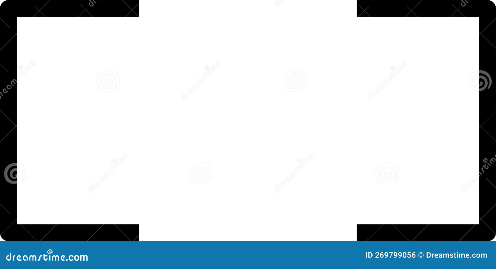 Rectangle Shape Frame Jpg Image with Svg Vector Cut File for Cricut and ...