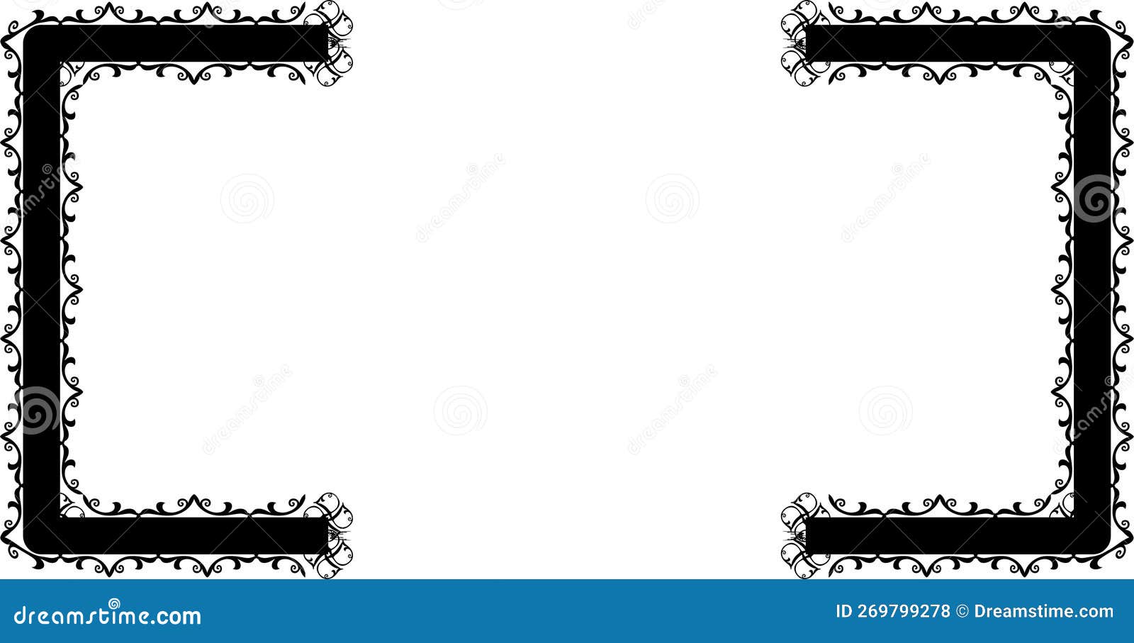 Rectangle Shape Frame Jpg Image with Svg Vector Cut File for Cricut and ...