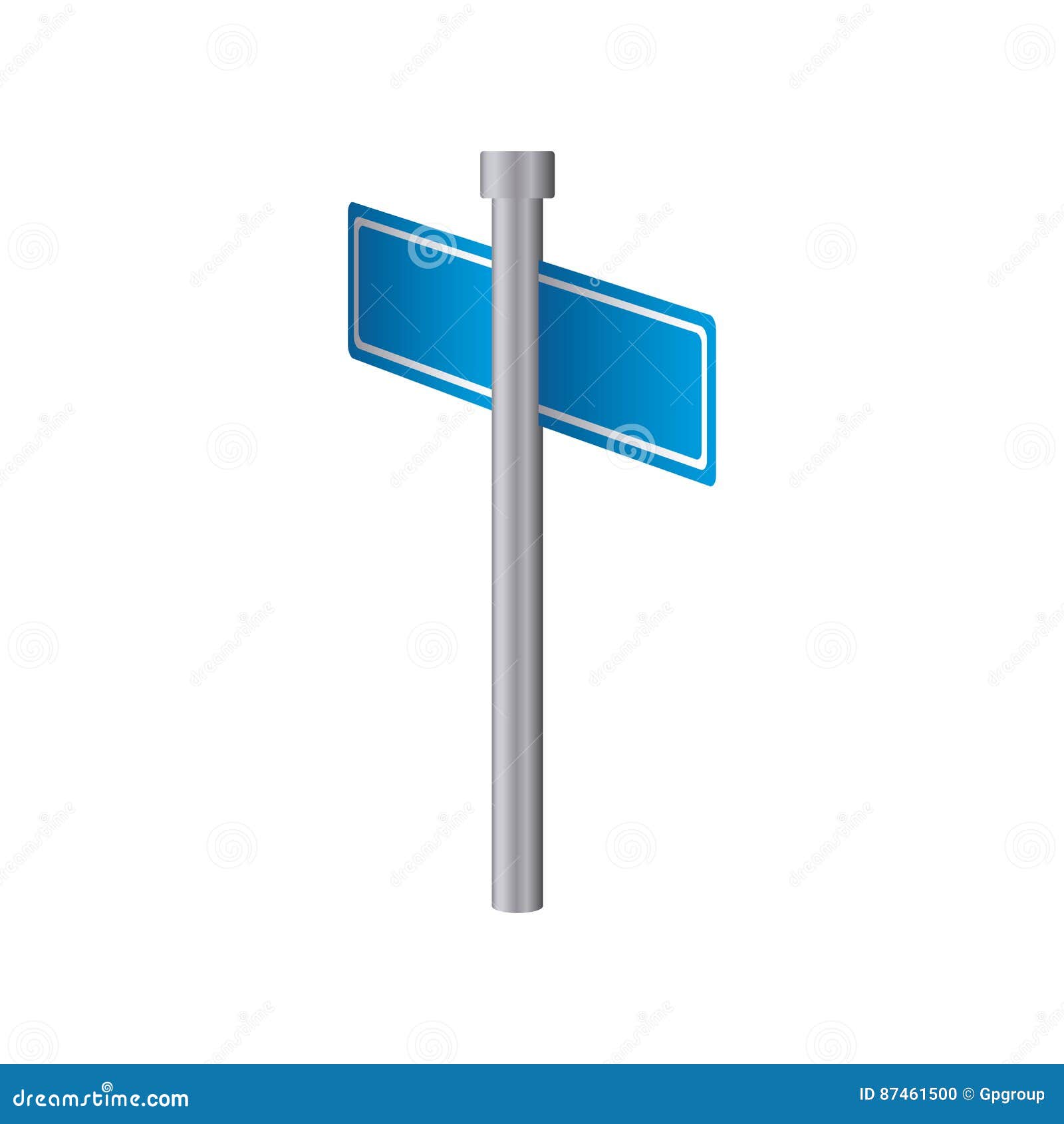 Rectangle Shape with Metal Pointer Direction in Rear View from Right ...