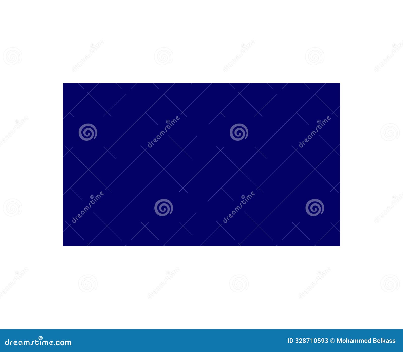 Rectangle Shape Symbol Blue Graphic Design Element Vector Stock ...