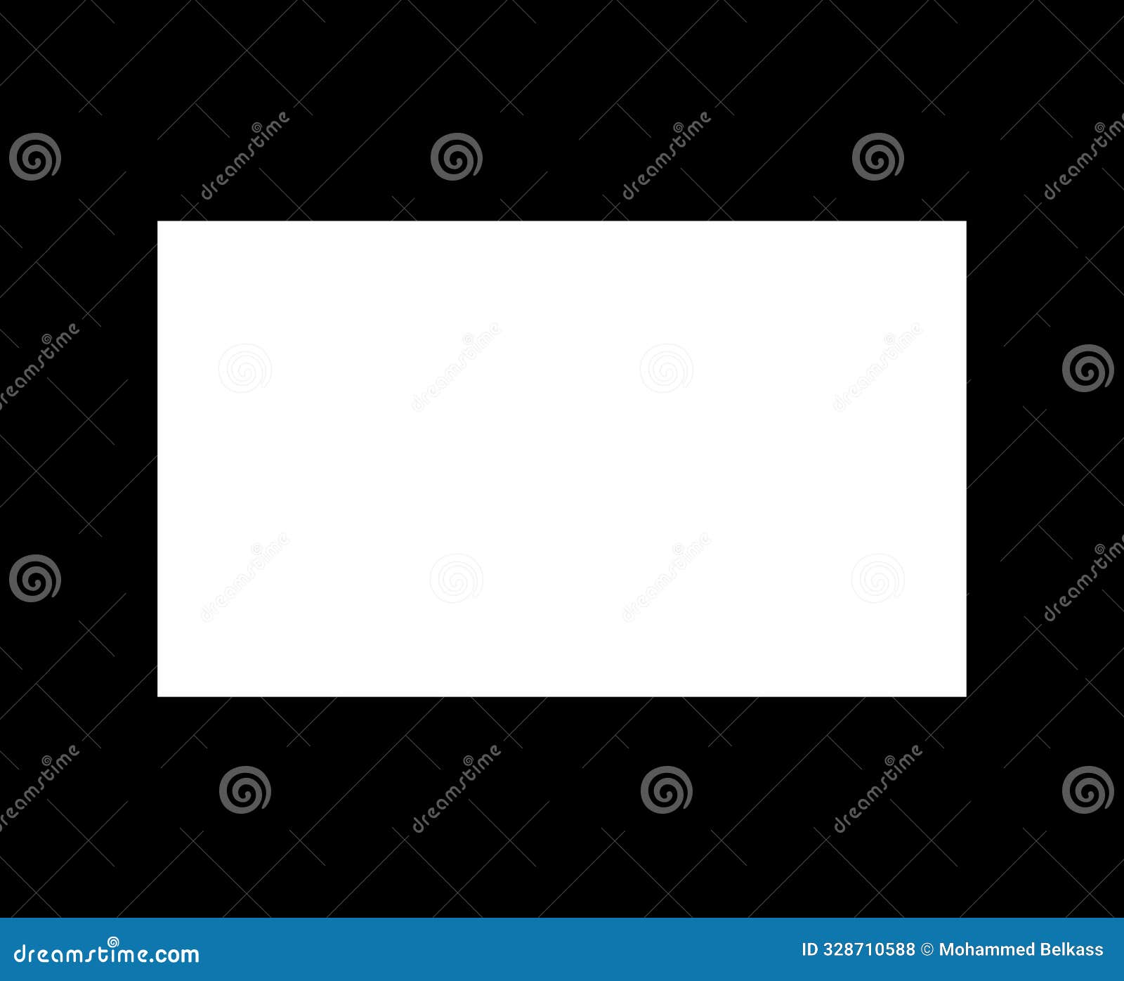 Rectangle Shape Symbol White Graphic Design Element Vector Stock ...