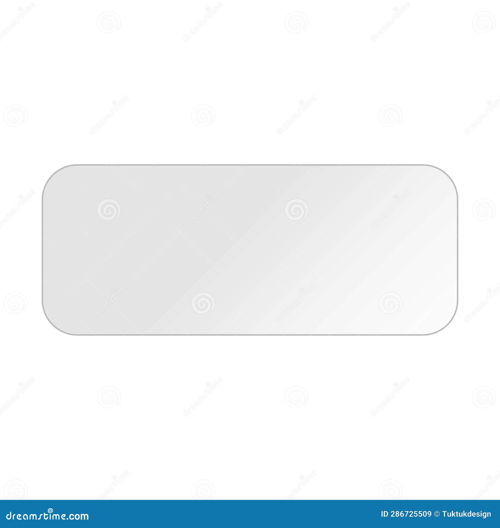Rectangle Shape Text Box Gradient Banner Element Stock Vector ...