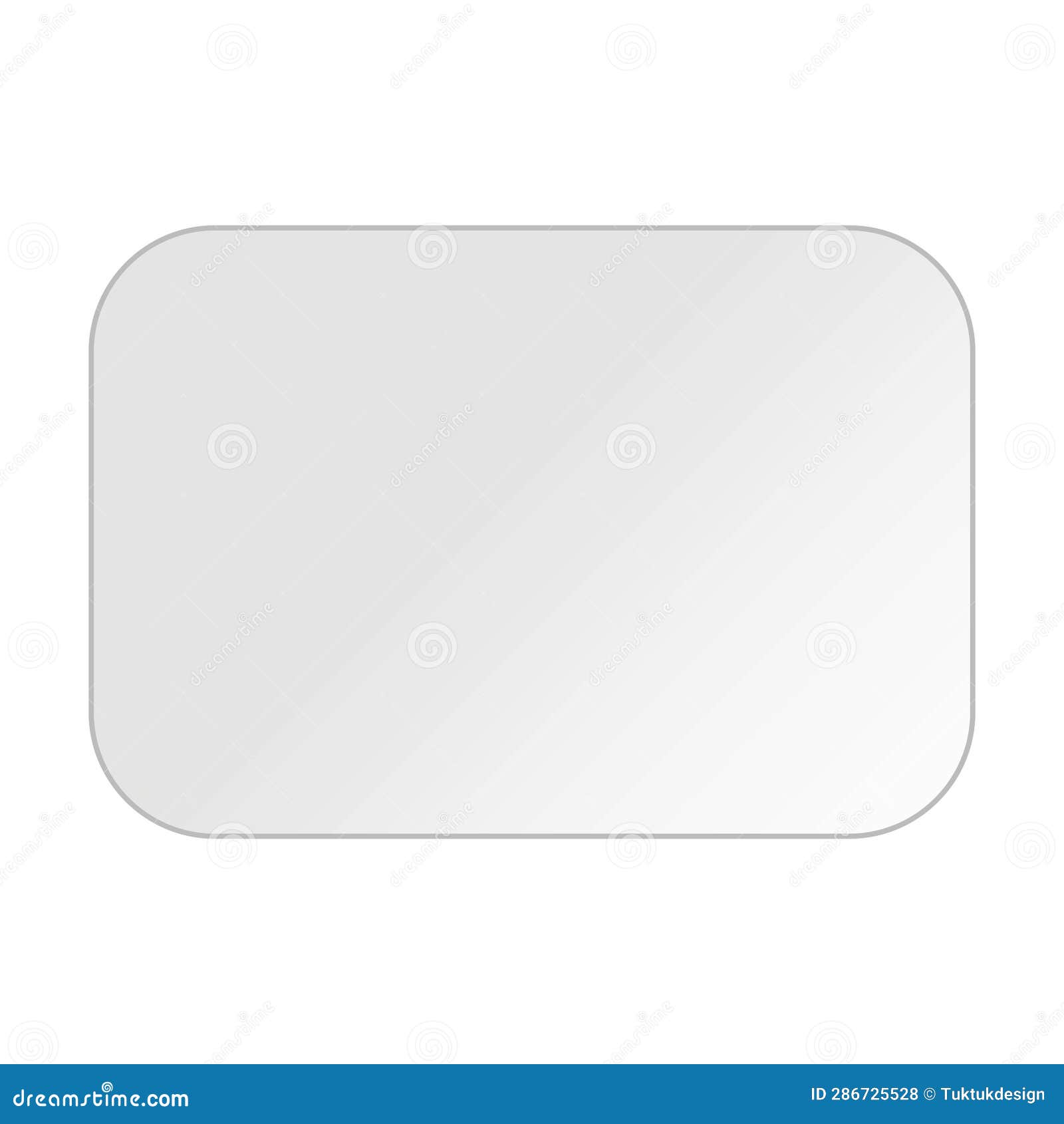 Rectangle Shape Text Box Gradient Banner Element Stock Vector ...