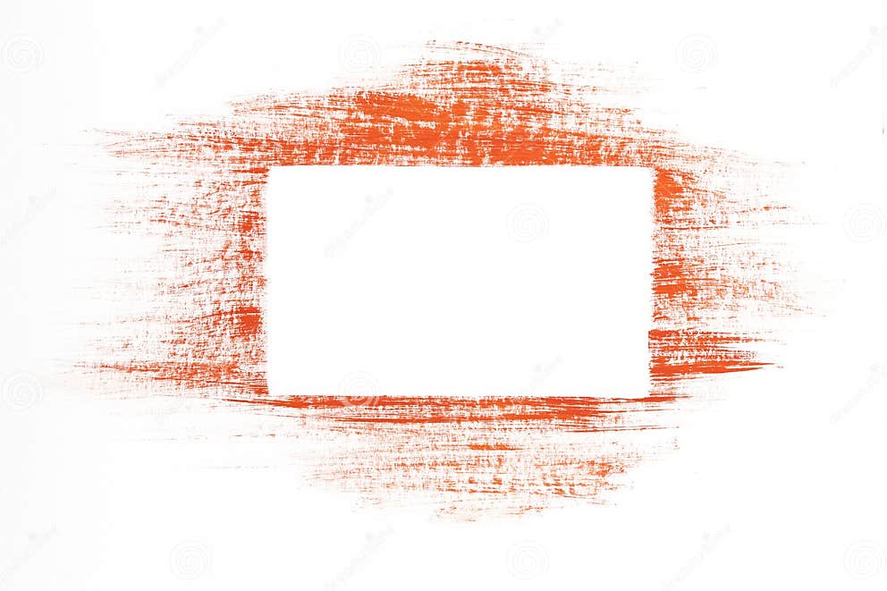 Rectangle Shape for Text Isolated on White Background Stock Image ...