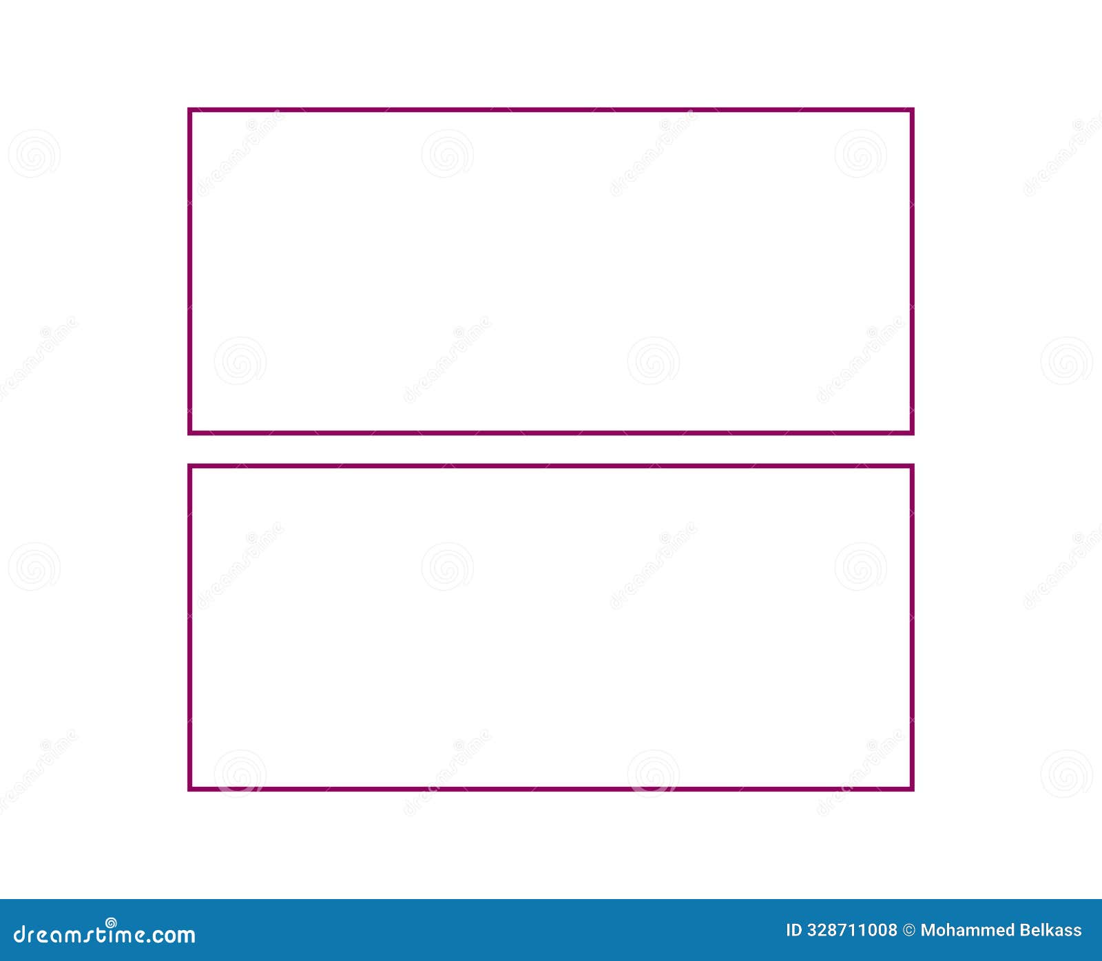 Rectangle Shapes Outline Pink Stroke Symbol Element Vector Stock Vector ...