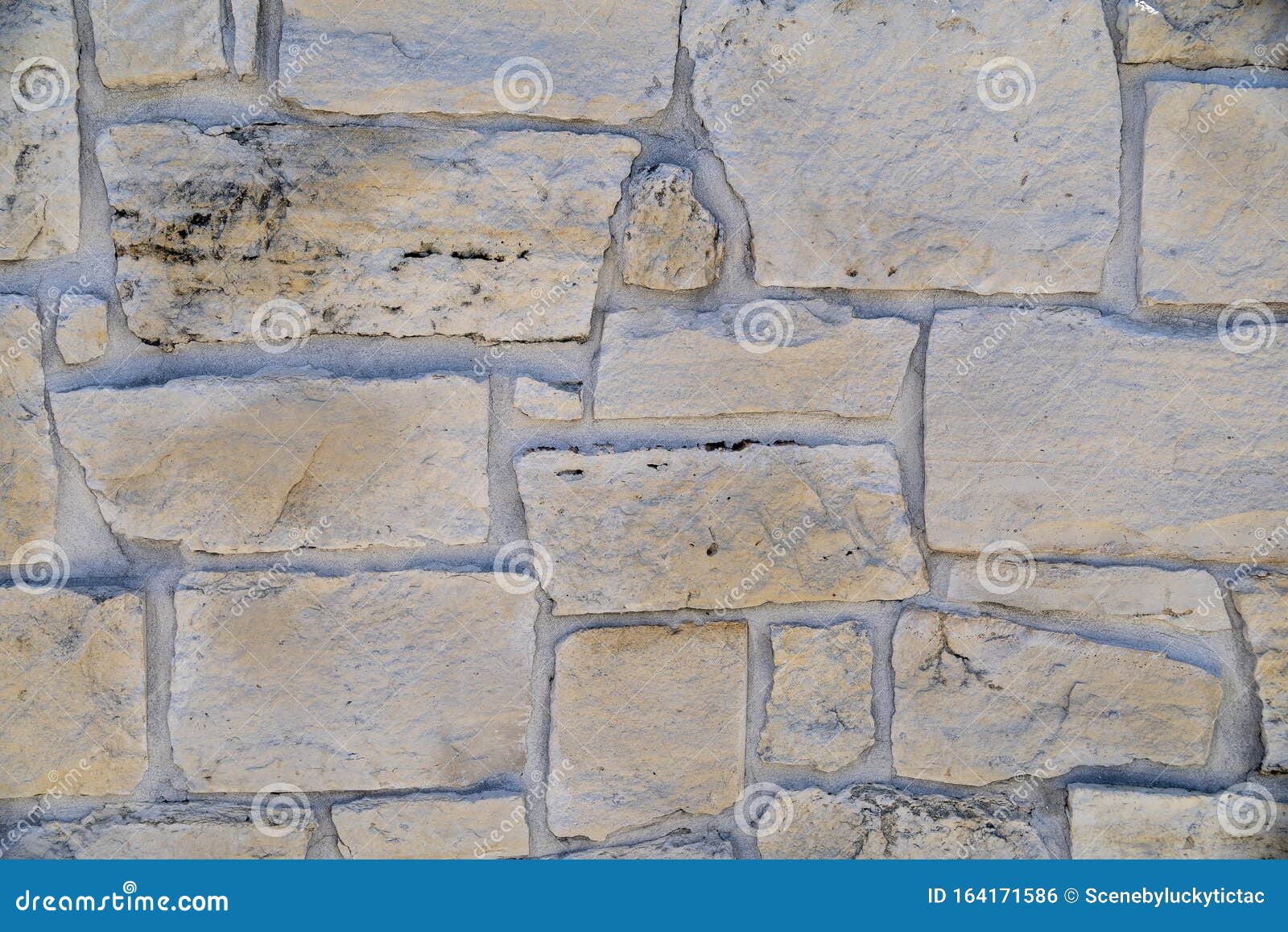 Rectangle Stone Brick Wall stock photo. Image of walls - 164171586