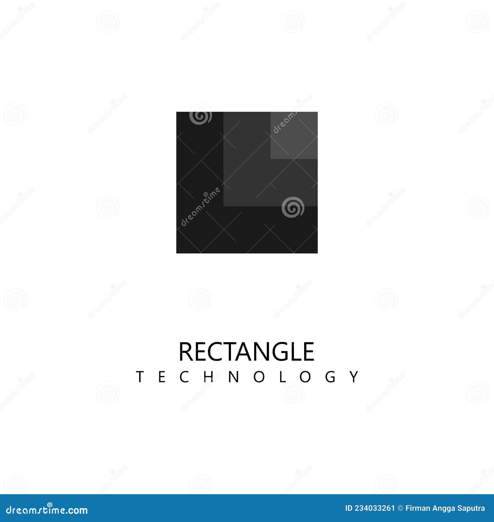 Rectangle Technology Icon. Trendy Flat Vector Rectangle Technology Icon ...