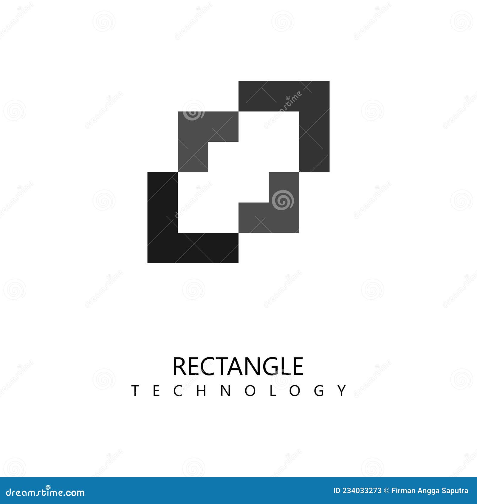 Rectangle Technology Icon. Trendy Flat Vector Rectangle Technology Icon ...