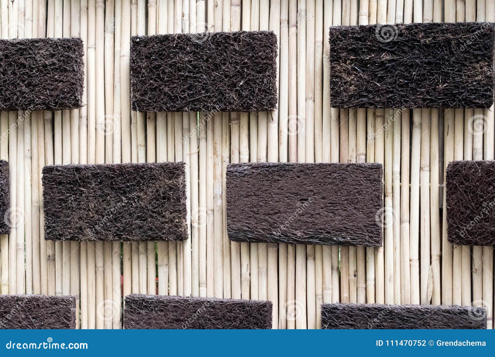 Rectangle Templates in a Woven Stick. Stock Photo - Image of colored ...