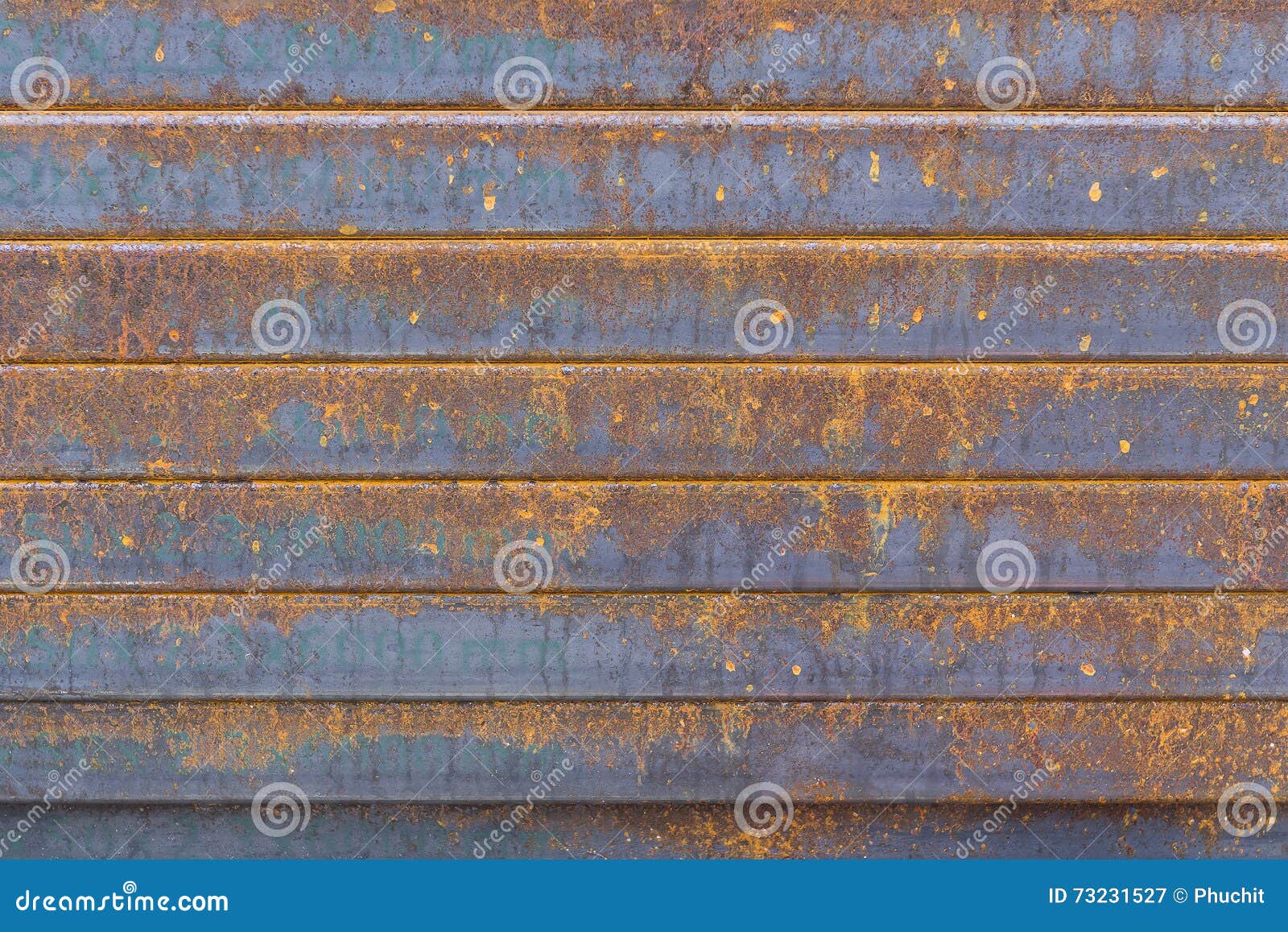 The Rectangle Tube,the Rectangle Tube Stack with the Rust Stock Image ...