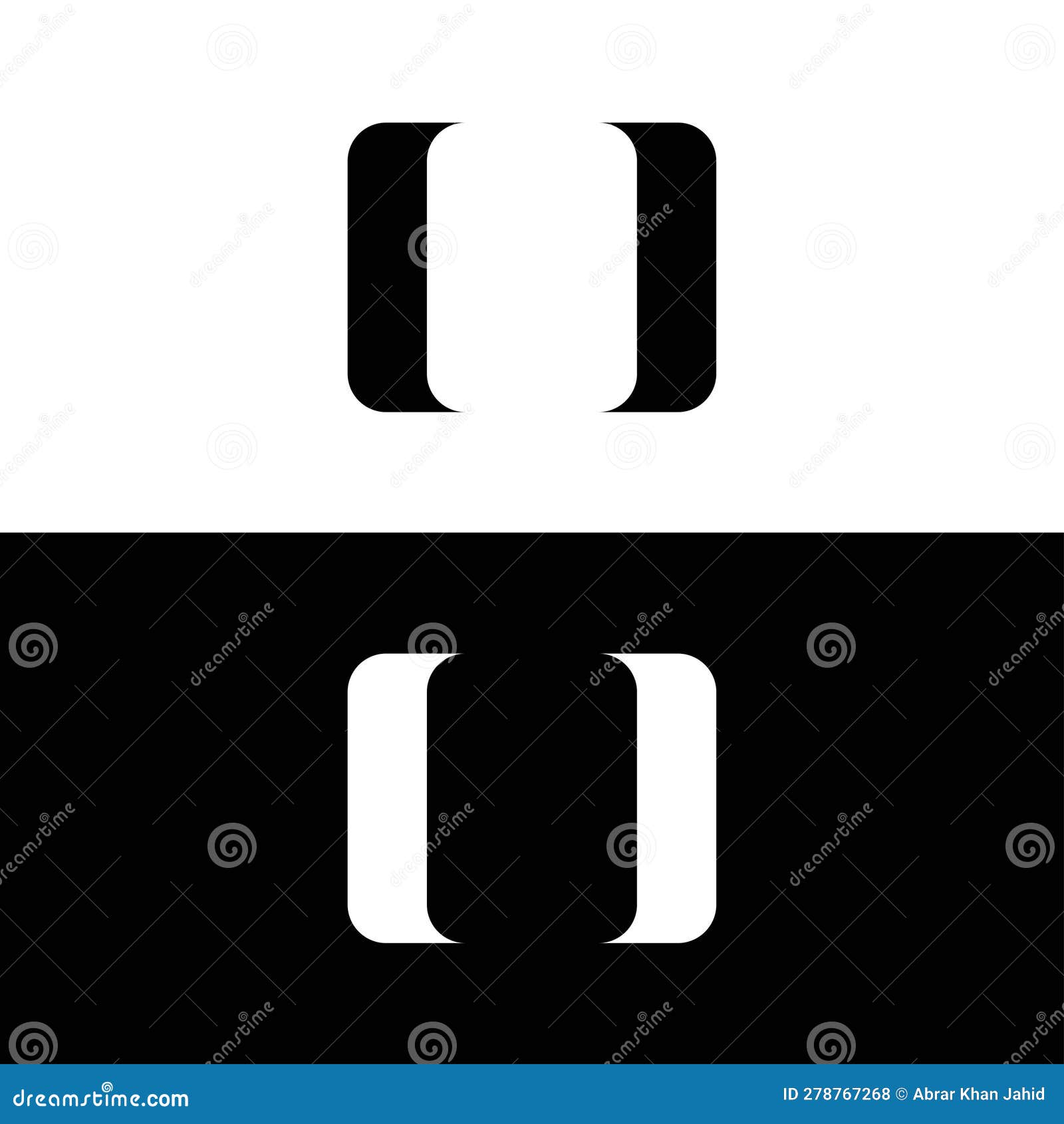 Rectangle Vector Logo Template Design Stock Vector - Illustration of ...